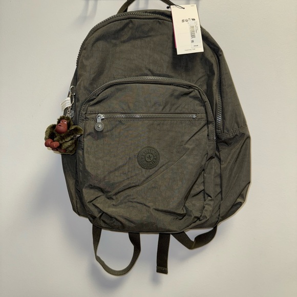 Kipling | Bags | Kipling Seoul Large Backpack Field Green W Laptop ...